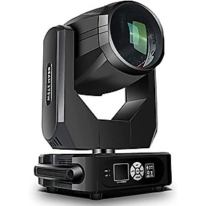 SHEHDS Moving Head Stage Lights 275W 10R Bulb (8000K) 14 Gobos 14 Colors 2 Prisms Linear Zoom DJ Lights with Frost & Rainbow Wheel Spotlights for Party Disco KTV Bar Show