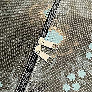 YiKitHom Extra Large Waterproof Storage Duffle Bag with Zippers and Handles Heavy Duty Cushion Cover Bag - 45x23x15.7 Inch