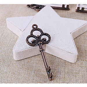 40pcs Antique Skeleton Key Shaped Wedding Favor Rustic Decoration Photo Holder Key to Your Heart