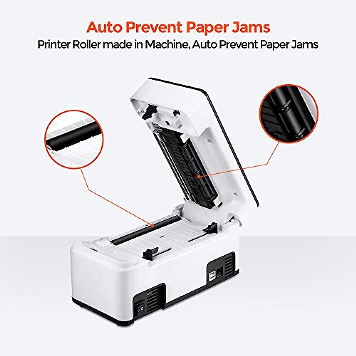 MUNBYN Thermal Printer for Shipping Labels [Upgraded 2.0] Label Printer for Small Business Compatible with Amazon, Etsy, Ebay, Shopify, FedEx, UPS, USPS