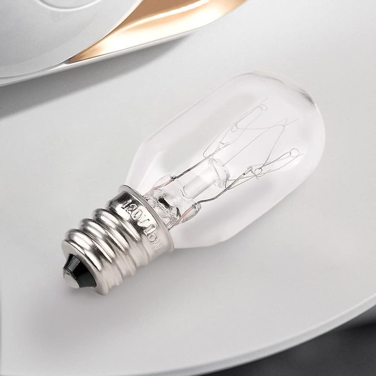 Parts Express Himalayan Salt Lamp Bulbs Original Salt Lamp, 6Pack E12 Candelabra Base Replacement Light Bulbs, 15 Watt Incandescent Bulbs for Plug-in Night Light (6, E12 15W T20)