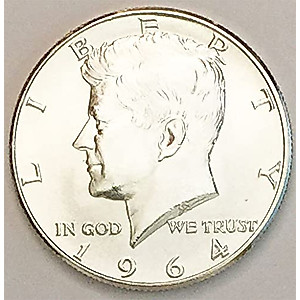1964 P Silver BU Kennedy Half Dollar Choice Uncirculated US Mint