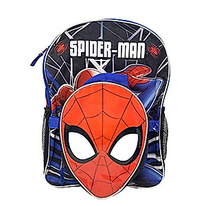 Marvel Spiderman 16" Backpack with Shaped Lunch Bag- SPOU