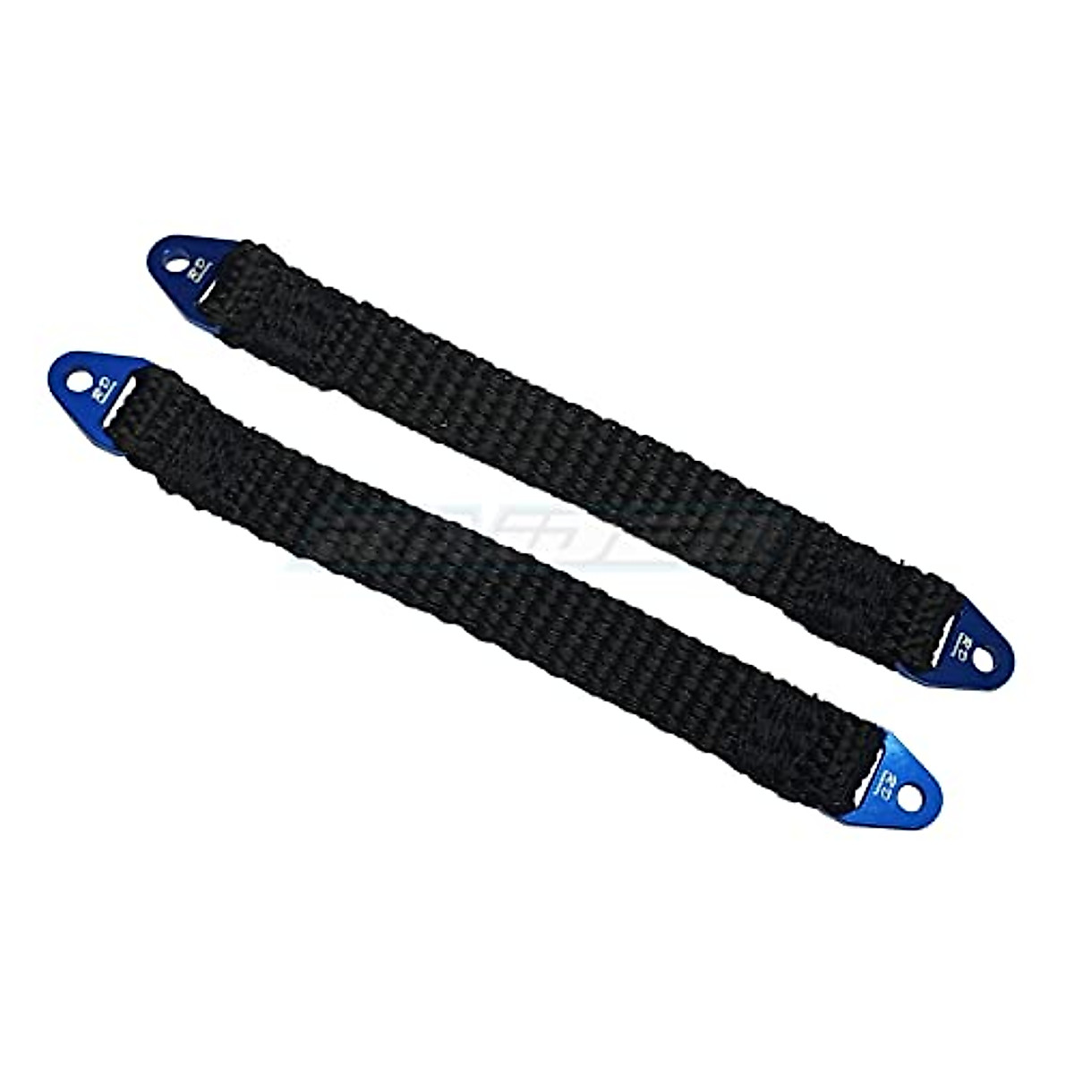 Suspension Damper Travel Limit Straps 100mm for Axial AX10 AX-10 Ridgecrest Crawler EXO SCX10 Wraith XR10 Yeti Vaterra Ascender K5 Blazer - Blue