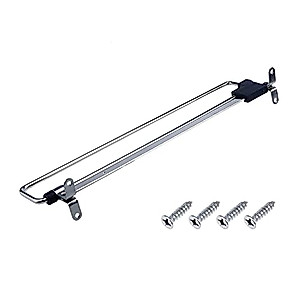 Coshar 2 Pack Extendable Clothes Hanger Adjustable Pull Out Valet Rod Sliding Closet Valet Rod Rail for Wardrobe Closet Storage Organizer, Screws Included (11-Inch)