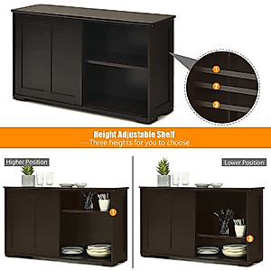 HW53868 Sideboards, Large, Brown