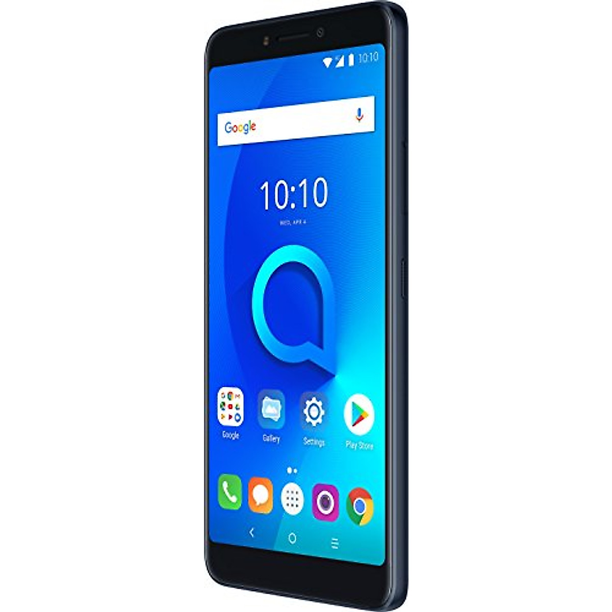 Alcatel 3V Unlocked Smartphone (AT&T/T-Mobile) - 6" 18:9 HD Display, 12MP Rear Dual Camera, Android 8.0 Oreo - Spectrum Black (U.S. Warranty)