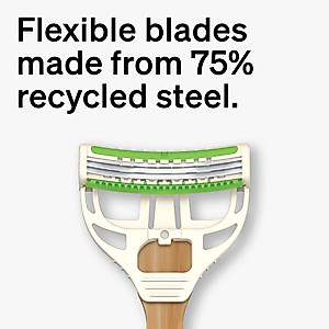 Schick Xtreme Bamboo Razor — Eco Friendly Razor, Bamboo Disposable Razors Men, Bamboo Razor Handle
