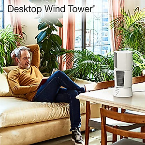 Lasko's Platinum Desktop Wind Tower (4917),White, Small