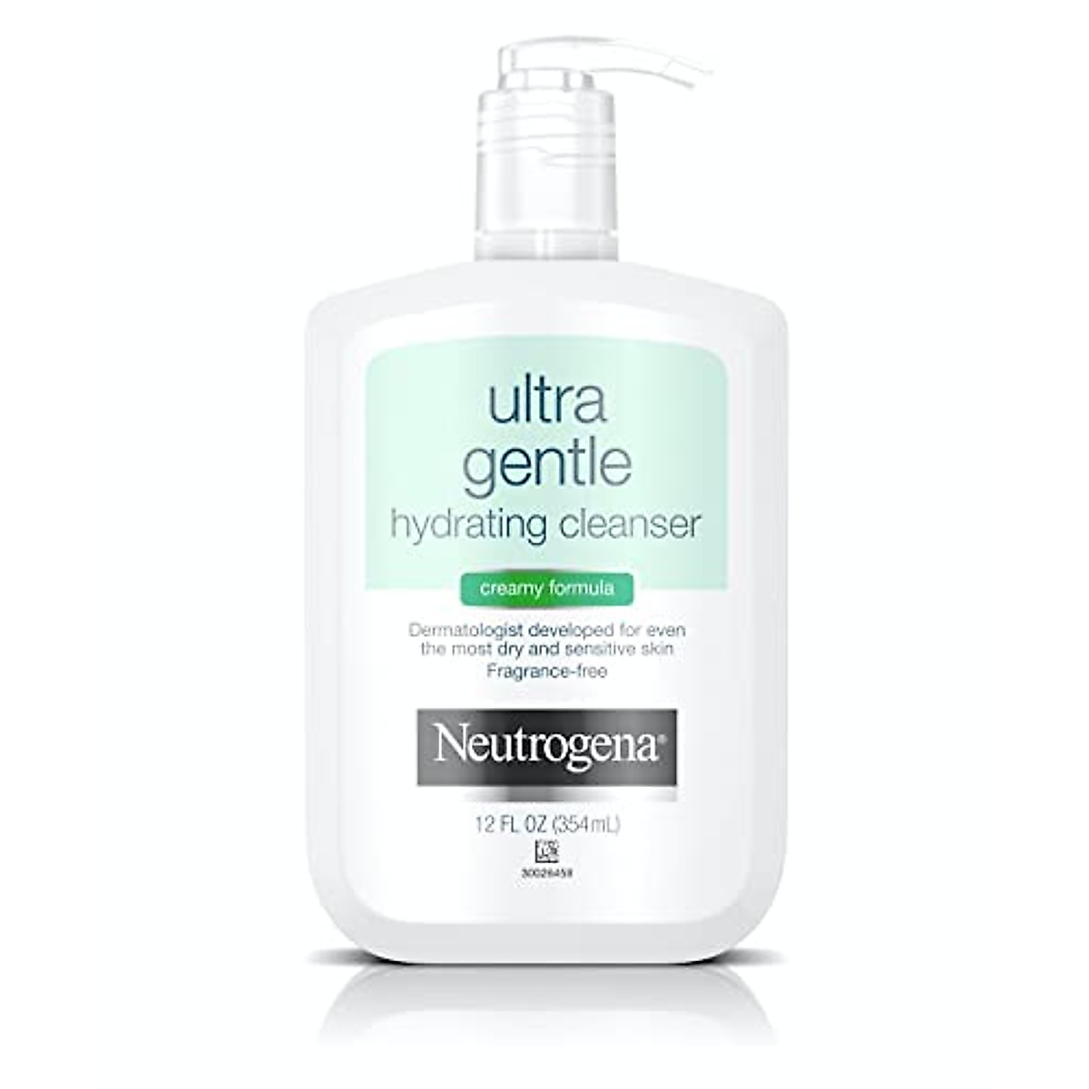 Neutrogena Ultra Gentle Hydrating Daily Facial Cleanser for Sensitive Skin, Oil-Free, Soap-Free, Hypoallergenic & Non-Comedogenic Creamy Face Wash,12 fl. oz (Pack of 6)