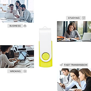 100 Pack 8GB USB Flash Drives in 5 Random Colors USB 2.0 Wholesale Lot Bulk Memory Sticks (100 Pack, 8GB)