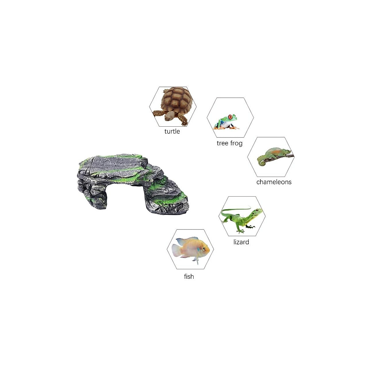 BIGWE Turtle Basking Platform for Aquarium Fish Tank,Designed for Aquatic Pets Such as Turtles, Reptiles, and Tortoises