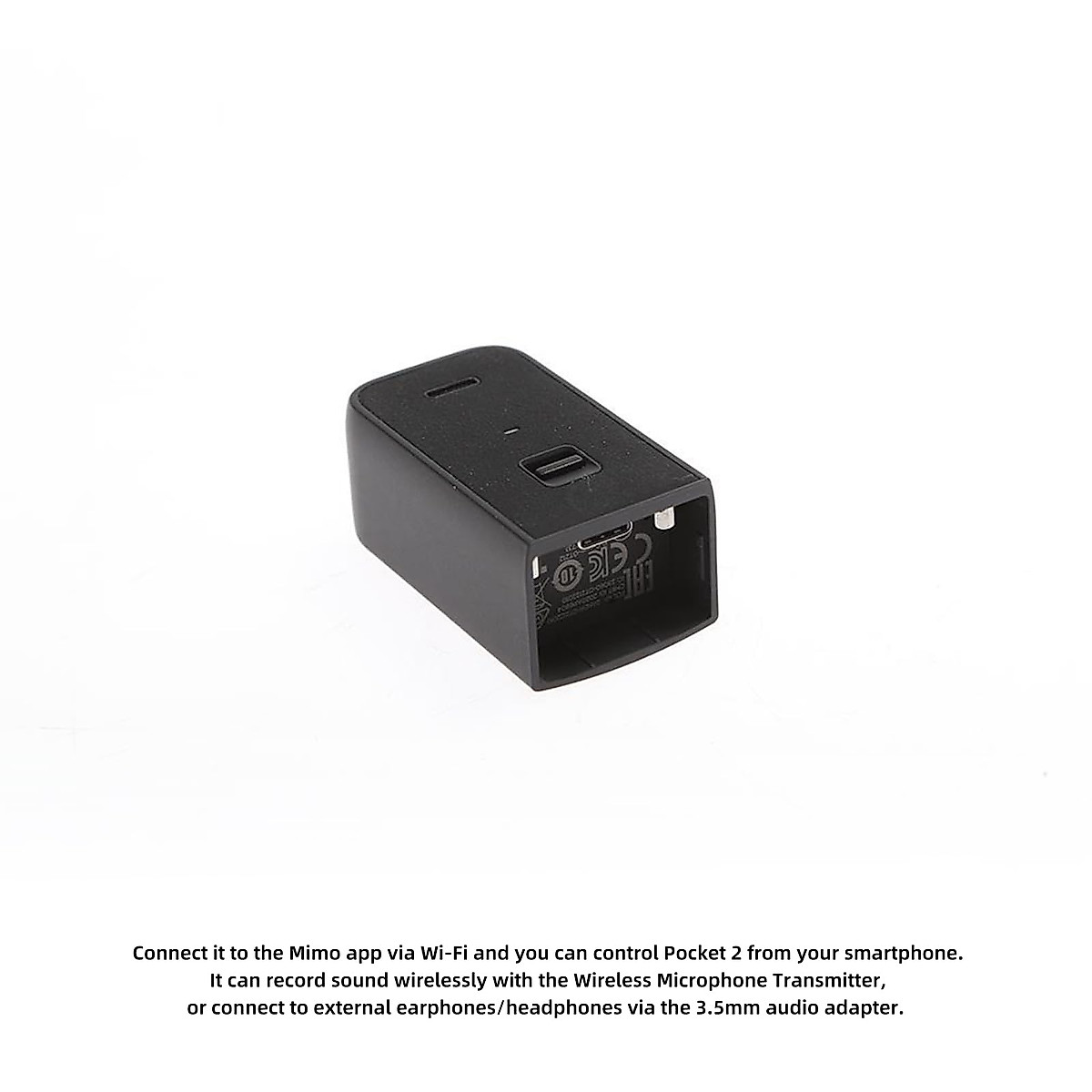 INSYOO Original Pocket 2 Do-It-All Handle - Built-in Wi-Fi and Bluetooth Module, Wireless Mic Receiver, and 1/4" Threaded Hole for DJI Pocket 2 Premium Accessory