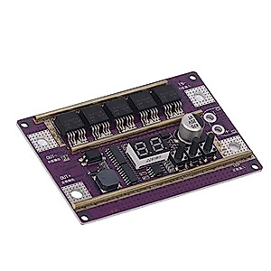 Spot Welder Board, 99 Gears Adjustable Precise High Power Output Digital Display 12V DIY Spot Welding Machine for Equipment
