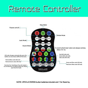 Laser Lights for Party - Laser Light Show Projector for Christmas Halloween, Disco Ball DJ Lights, Sound Activated Strobe Light Background Party Light Decor Glow Party Supplies