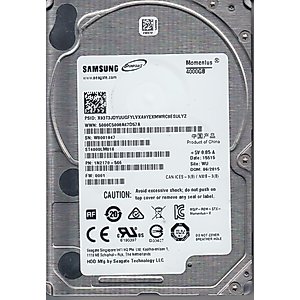 Samsung Momentus 4TB SATA III 5400 RPM 2.5-inch Hard Drive (ST4000LM016 )