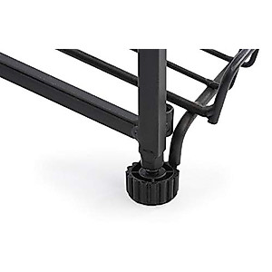 Displays2go Countertop Wire Rack, Three Open Shelves Black (WCR3SBK)