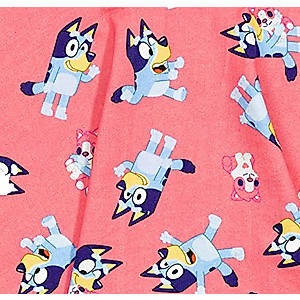 Bluey Toddler Girls Skater Dress Pink 5T