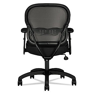VL712 Series Mid-Back Swivel/Tilt Work Chair, Black Mesh