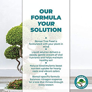 Bonsai Tree Food | Liquid Fertilizer for Bonsai Trees - 8 Fluid Ounces
