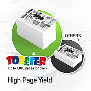 ToBeter B411/B431 44574701 Compatible Toner Cartridge Replacement for OKI Okidata b411 b411d b411f b411dn b431d b431dn mb491 mb461 mb471 mb471w Printer(2 Pack, Black)