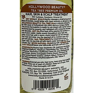 Hollywood Beauty Tea Tree Oil - Skin and Scalp Treatment 60 ml by Hollywood Beauty