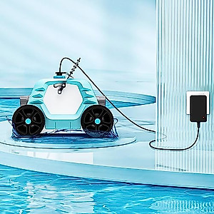 SLLEA 12.6V 2-Prong AC/DC Adapter Compatible with Aiper Seagull 800 800B SE Cordless Robotic Pool Cleaner Lithium Ion Battery 12.6VDC 1.8A DC12.6V 1800mA Power Supply Cord Cable Wall Charger PSU