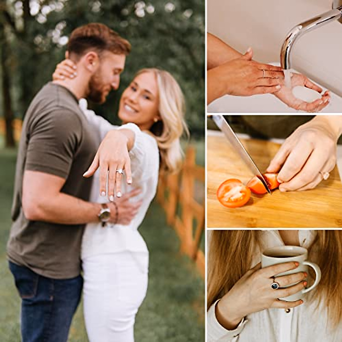 REIDEA Ring Adjuster, Invisible and Comfortable Non-Slip, Various Sizes to Fit Almost Rings