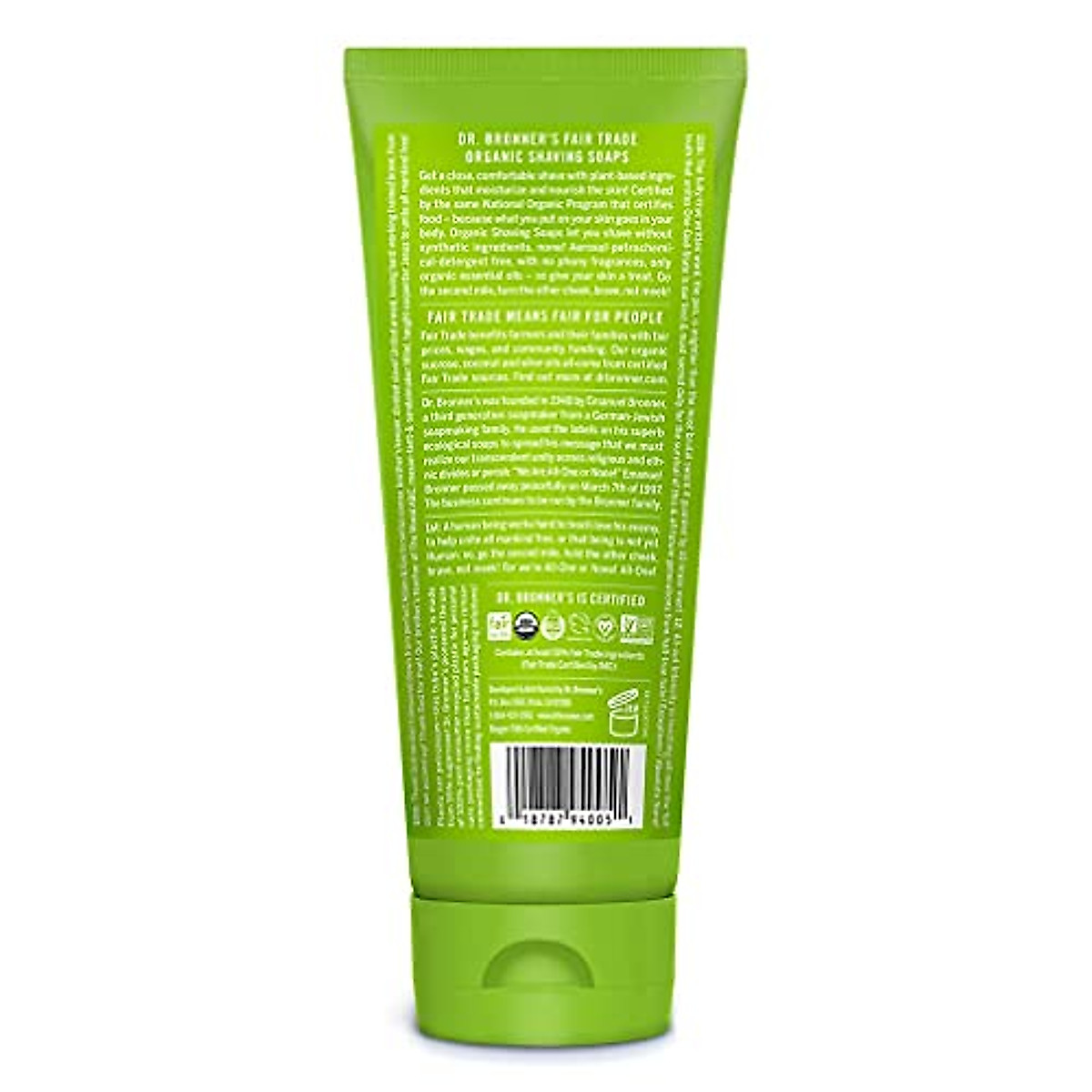 Dr Bronner Shaving Soap Lmngrss Lime