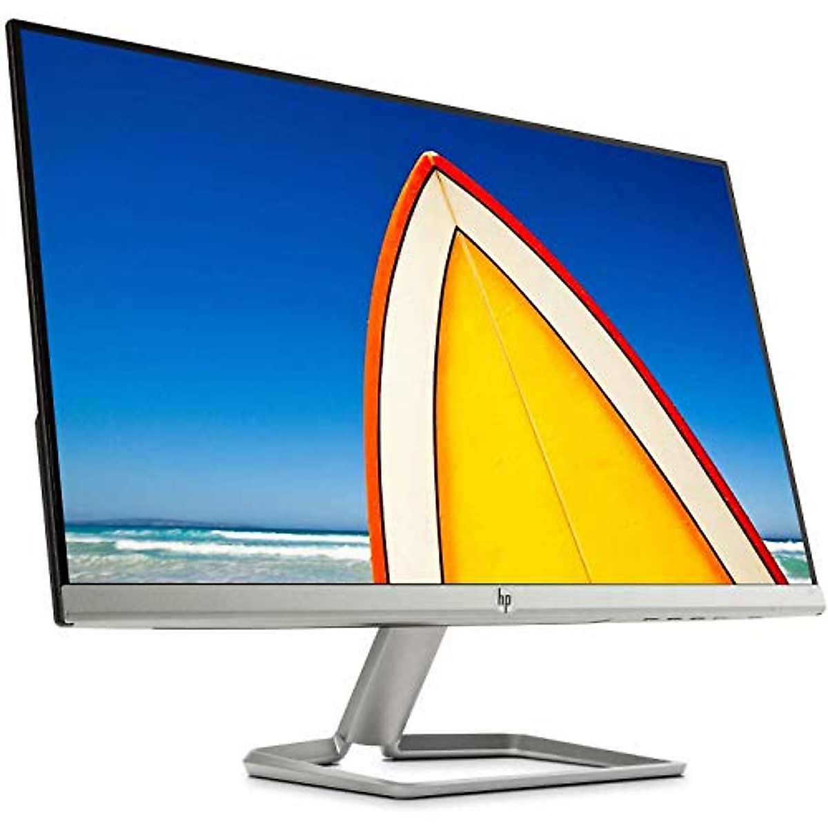 HP 24f 23.8" Ultra Slim Bezels IPS LED Display FHD FreeSync Monitor, HDMI VGA-Natural Silver (Renewed)