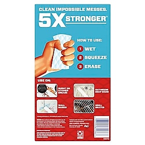 Mr. Clean Magic Eraser Extra Durable Scrubber & Cleaning Sponge, 4 Count (Pack of 1)