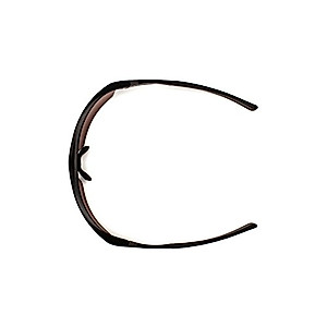 Pyramex Safety Products Venture Gear Tensaw Half-Frame High Performance Safety Eyewear, White-Blue Frame, Ice Blue Mirror Anti-Fog Lens