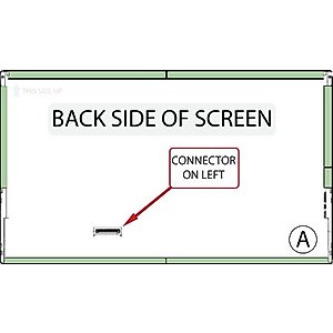 Samsung LTN173KT01-C09 Bottom Left Connector Laptop LCD Screen 17.3" WXGA++ DIODE (Substitute Replacement LCD Screen ONLY. NOT A Laptop)