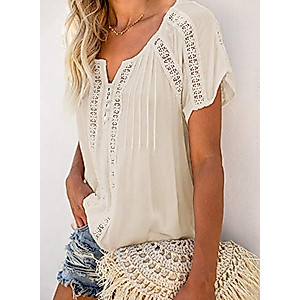 Dokotoo Women's Bohemian, A Apricot, Medium