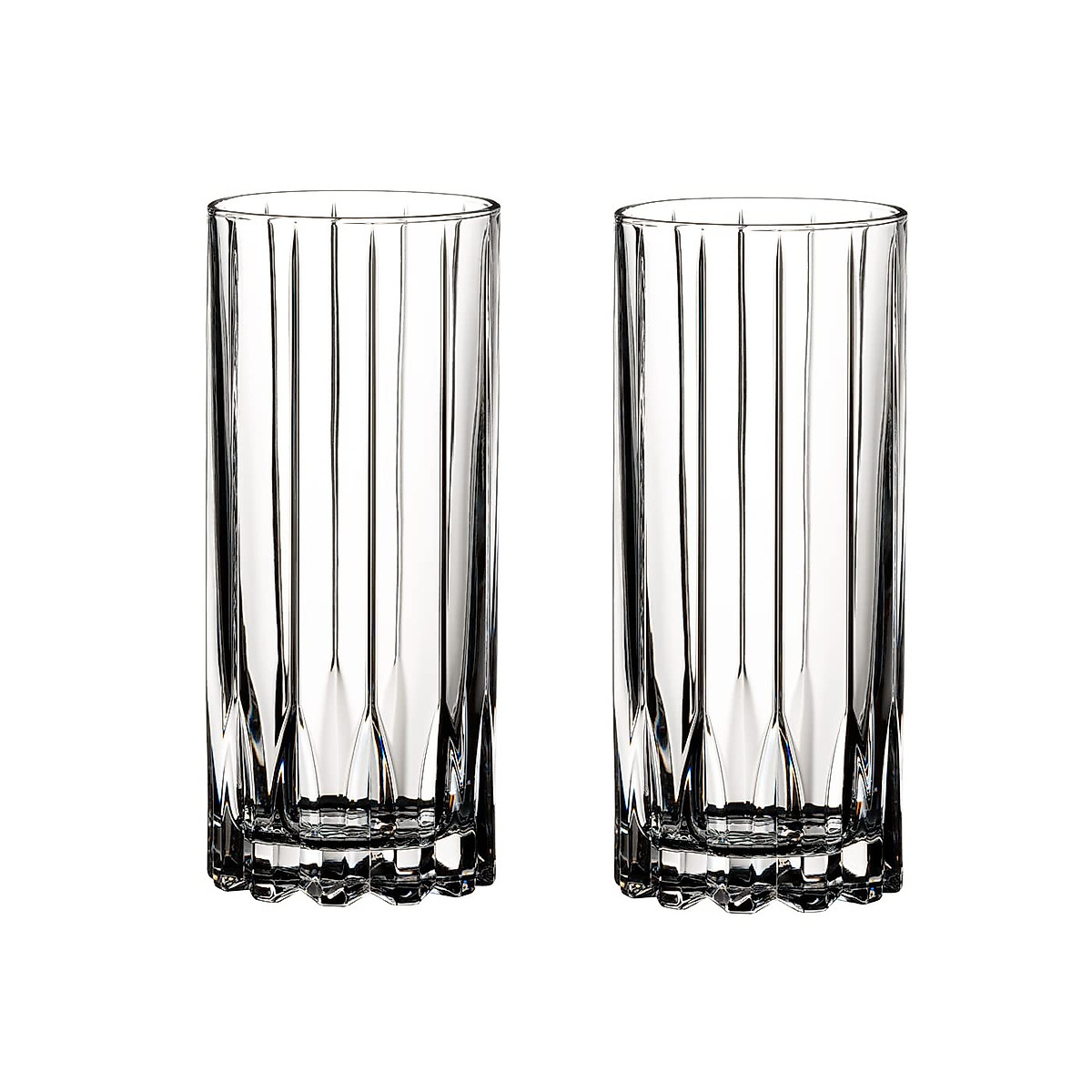 Riedel Personalized Drink Specific Glassware Highball Glass Pair, Set of 2 Custom Engraved Hiball Glasses for Mixed Drinks, Cocktails Served with Ice, Home Bar Accessories