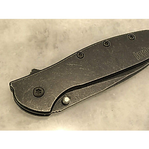 Gray Titanium Deep Pocket Clip & Screw Set For Kershaw 1660 Leek Frame Lock Only