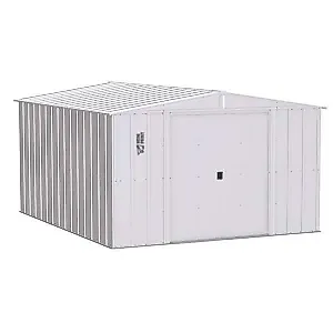MDMprint 10x12 Classic Steel Storage Shed, Flute Grey, CLG1012FG-A