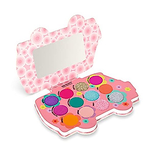 MAD Beauty Scooby-Doo Mystery Machine Eye Shadow Palette | Lid Mirror, Travel Ready, Metallic Shimmers, Pressed Glitter | Cruelty-Free Cosmetics | Great Gift for Women, Adults, and Kids