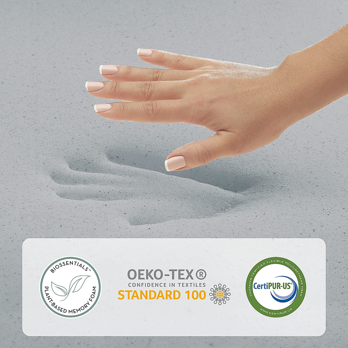 Dream Serenity Peak Comfort 3 inch Memory Foam Mattress Topper Queen