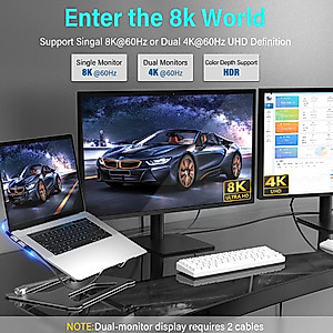 QCEs USB 4 Cable for Right Angle Thunderbolt 4 Cable 6Ft, USB C Video Cable 8K60Hz Display, 40Gbps Data Transfer, 100W PD Charging Compatible with iPhone 15 Pro/Max/Plus MacBook Pro iMac