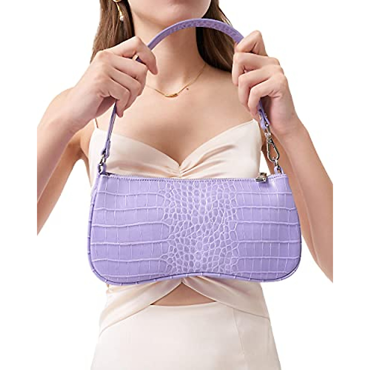 JW PEI Women's Eva Shoulder Handbag (Light Purple)