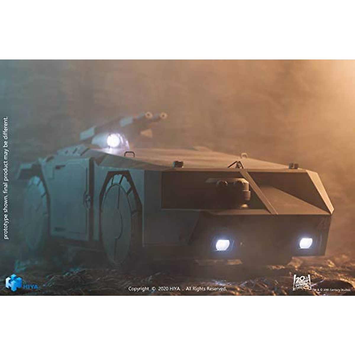 Hiya Toys Aliens: Burning Armored Personnel Carrier 1:18 Scale Vehicle, Multicolor