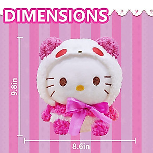 Kawaii Plush Toys,10-inch Cute Kitty Plush,Kitty Cat Plush Dolls, Kitty Stuffed Animals Plush Figure Toy, Gifts for Girls Kids Fans