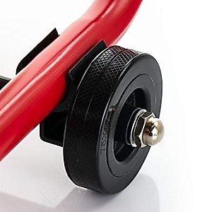 Vie Air 24 Inch Commercial Floor Drum Fan in Red