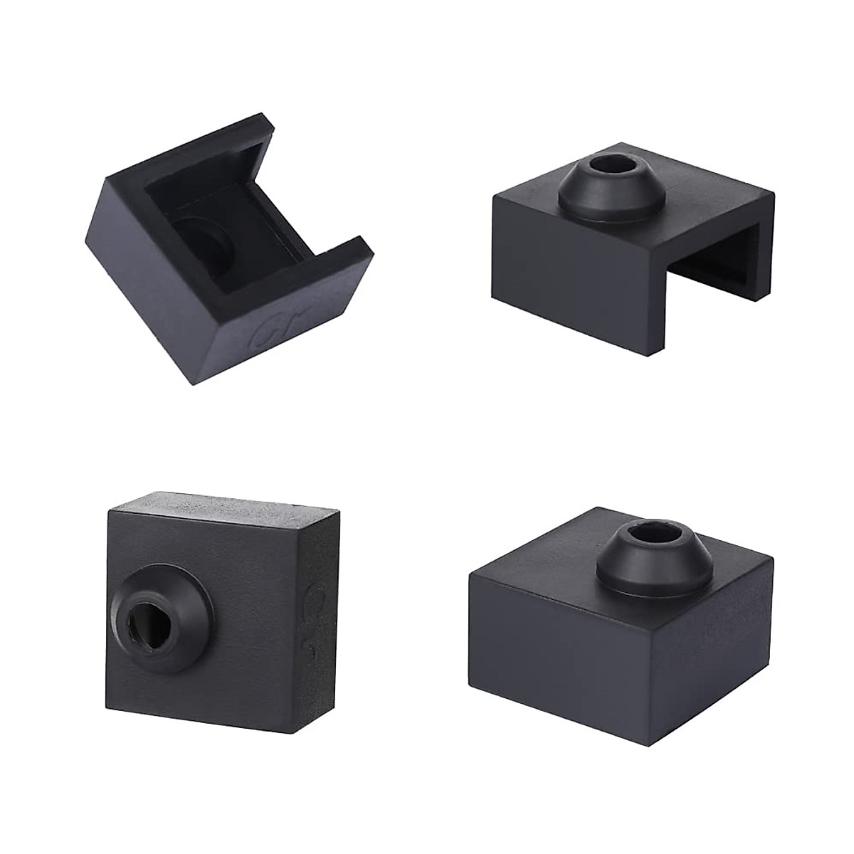 4PCS Official Creality 3D Printer Hotend Silicone Sock Heater Block Silicone Cover for Ender 3/Ender 3 Pro/Ender 3 V2/Ender 5 Pro/CR-10 10S S4 S5