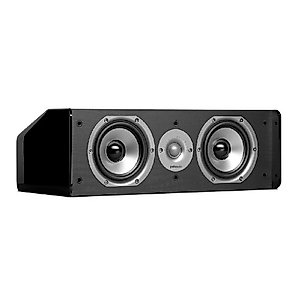 Polk Audio CS10 Center Channel Speaker (Single, Black)