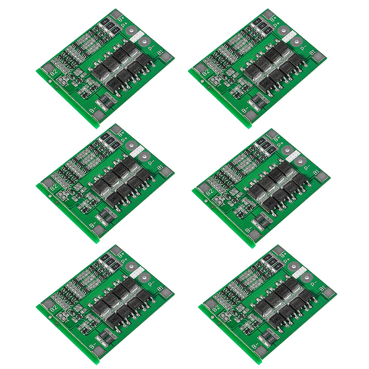 Diitao 6PCS Lithium Battery Protection Board Overcharge Short Circuit Protection Module (3S 25A)
