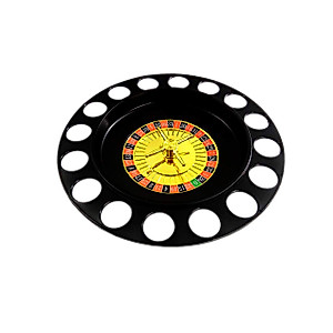 FixtureDisplays® Shot Glass Roulette, Drinking Game Set - (2) Balls & (16) Glasses 16869