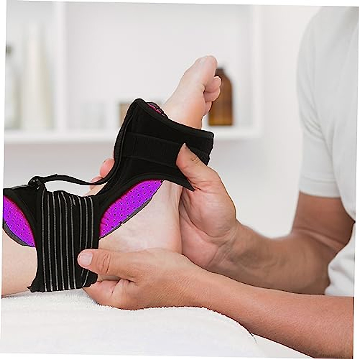 iplusmile 1 Set Foot Support Plantar Fasciitis Brace Foot Support Brace Tool Stand Foot Pronation Orthotics Brace Tendonitis Foot Brace Achilles Tendonitis Support Foot Night Splint Foam