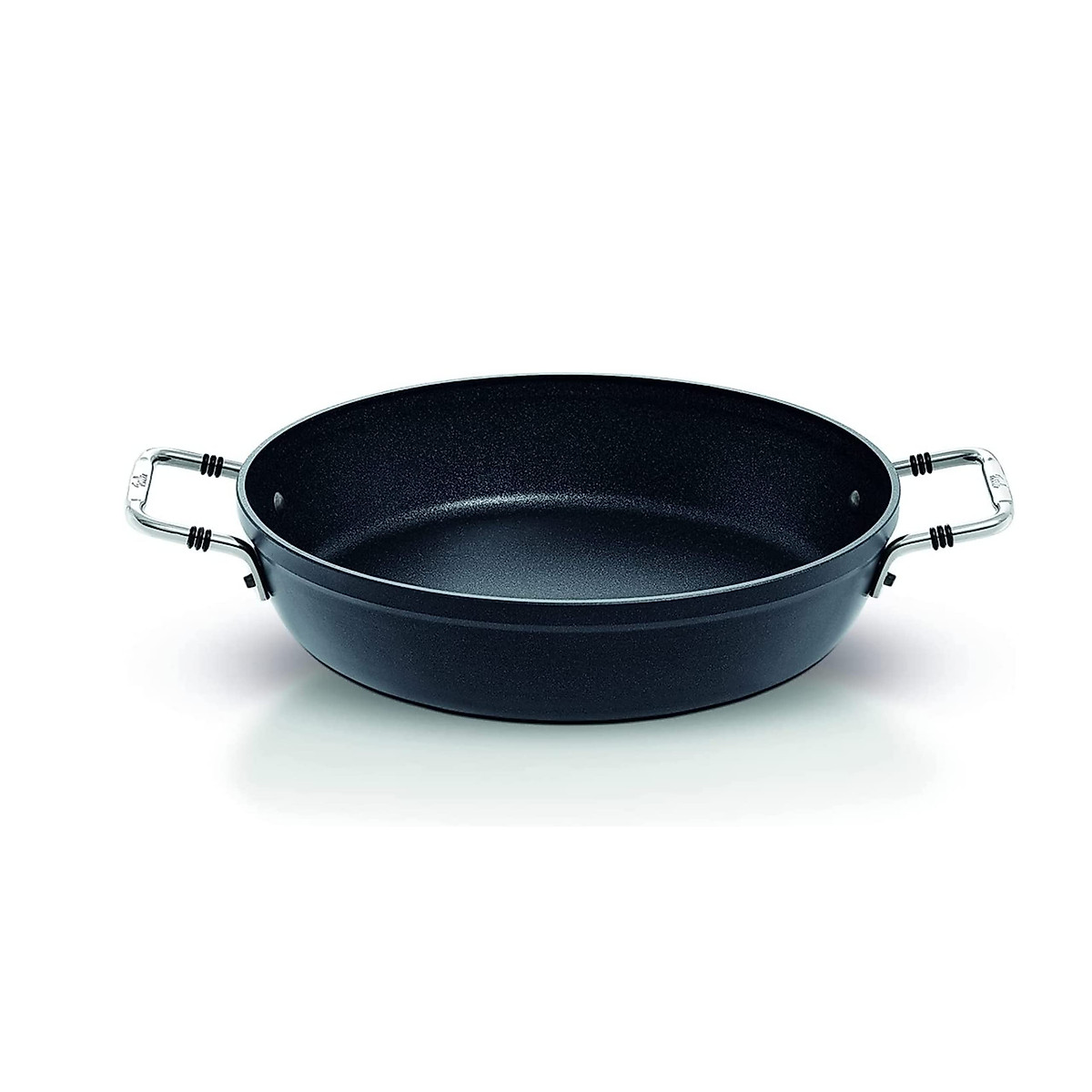 Fissler Adamant Non-Stick Serving Pan - 9.5" - German Quality - Induction Cooktop Compatible - Ovenproof Up to 450 F - Easy to Clean - Stainless Steel Handles